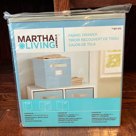 Martha Stewart | Storage & Organization | Martha Stewart Fabric Drawer ...